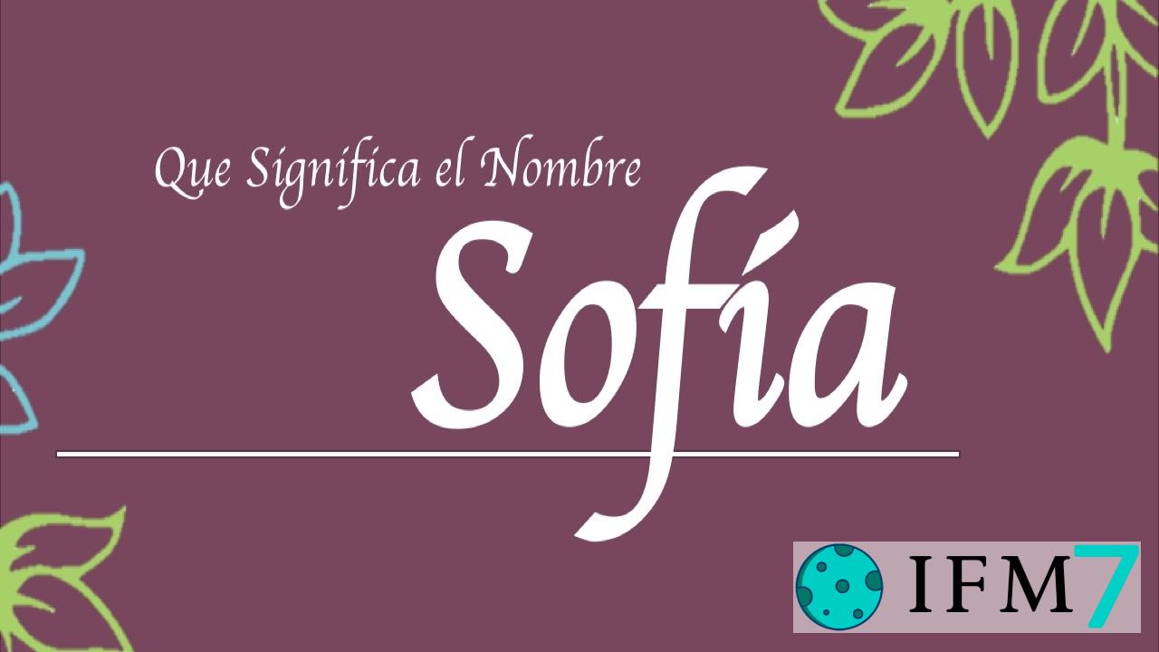 Sofía: Significado y simbolismo bíblico detrás del nombre - IFM7